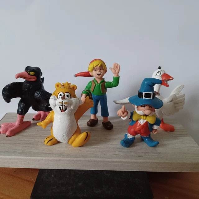 LOT 5 FIGURINES Schleich 1981 NILS HOLGERSON et ses amis... EUR 75,90 ...
