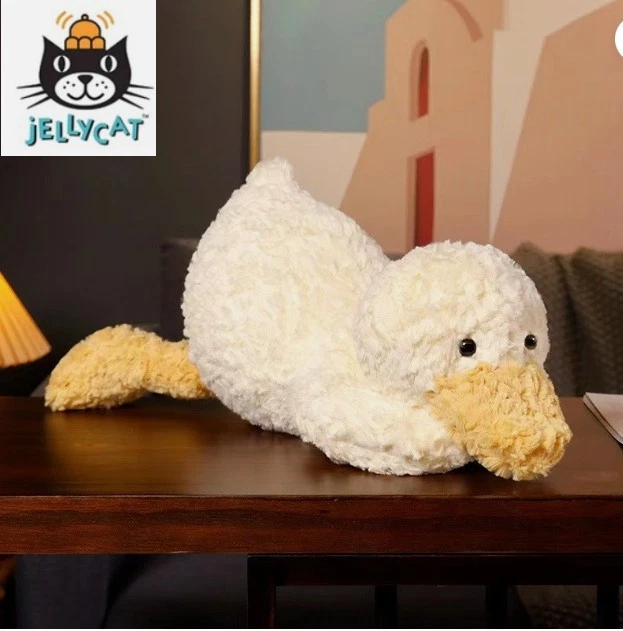 JELLYCA PAPA DUCK Tumbley Duck Shepherd Dog Plush Toy + Dust Bag £25.23 ...