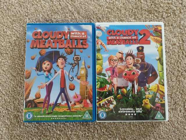CLOUDY WITH A Chance Of Meatballs 1 & 2 Dvd 2 Movie Collection Free ...
