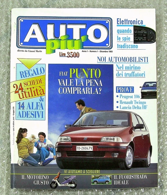 RIVISTA MENSILE AUTO PIU' - primo numero anno 1 n.1 (dicembre 1993) EUR ...