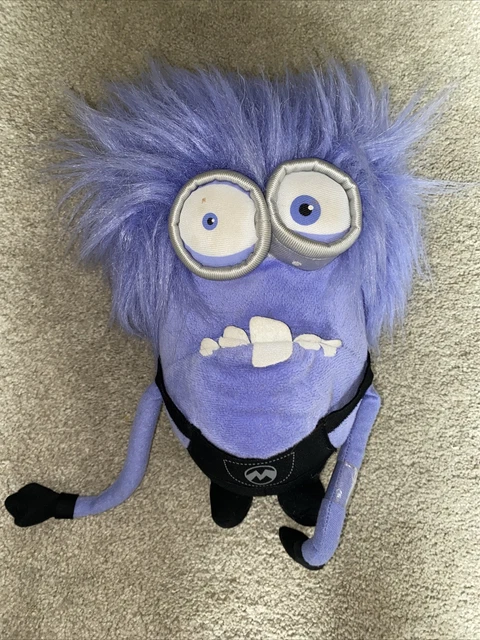 DESPICABLE ME 2 Evil Purple Minion Soft Toy/Plush £5.00 - PicClick UK