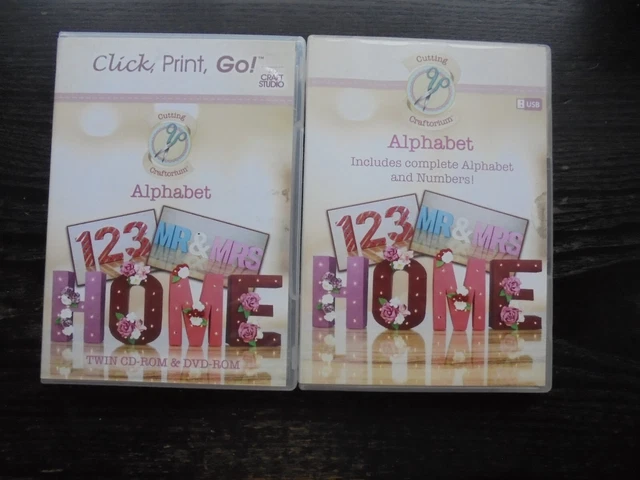 MY CRAFT STUDIO Alphabet CD Roms & USB £15.00 - PicClick UK
