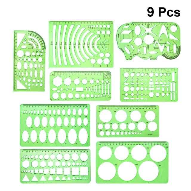 MODÈLES DE DESSIN Bricolage Outils Traçage Gabarit D'architecture ...