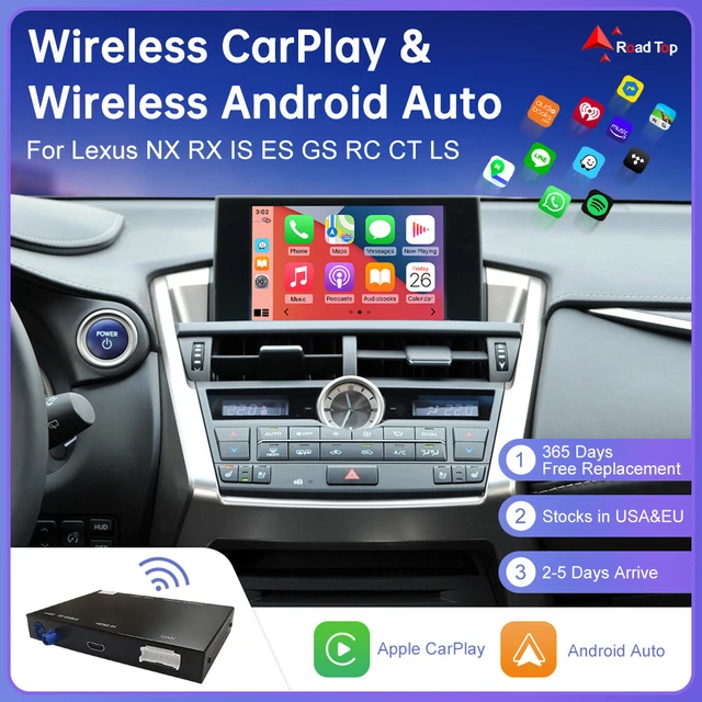 WIRELESS CARPLAY ANDROID Auto Decoder For Lexus NX RX IS ES GS RC CT LS ...