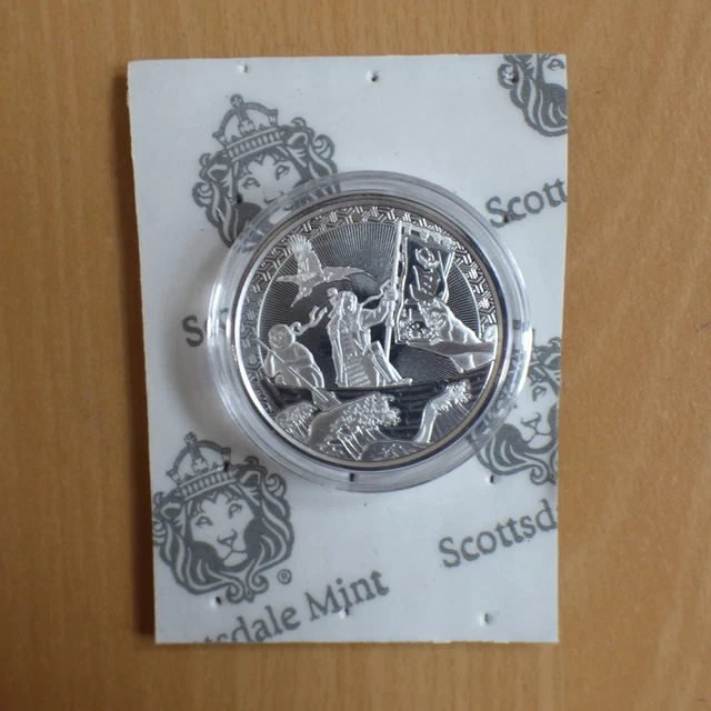 SAMOA 5 TALA 2020 Momotaro and the Demon (Anime style) silver coin in a ...