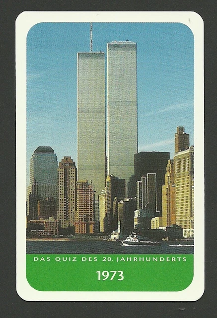 WORLD TRADE CENTER New York Twin Towers Cool Collector Card Europe $12. ...