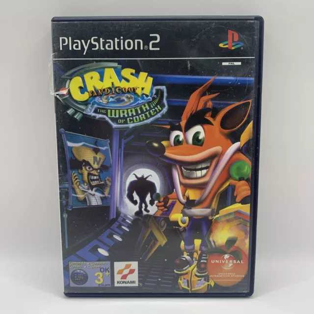 CRASH BANDICOOT THE Wrath of Cortex PS2 2001 Platformer Universal Interactive G $21.95 - PicClick AU