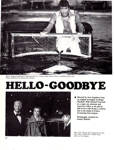 (F&F69) FILM PICTURES. "Hello-Goodbye" Michael Crawford. Genevieve ...