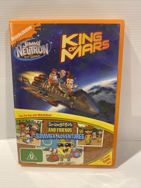 JIMMY NEUTRON - King Of Mars & SpongeBob And Friends (DVD) Region 4 $11 ...