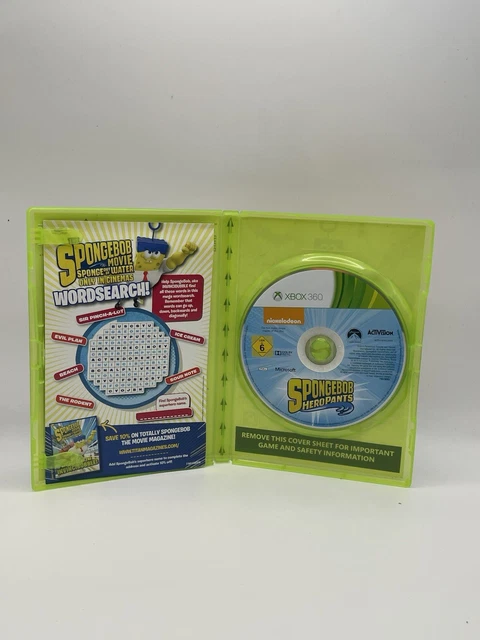 SPONGEBOB HERO PANTS Xbox 360 Video Game PAL £17.21 - PicClick UK