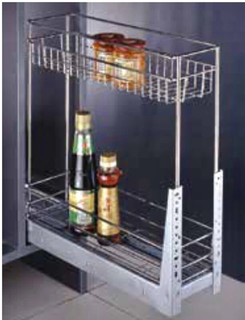 CESTELLI ESTRAIBILI A due piani acciaio Inox estraibili VI.TEL. 2pz EUR ...