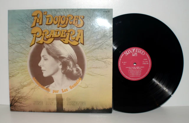 MARÍA DOLORES PRADERA - canta a José Alfredo Jiménez LP 1975 Zafiro ...