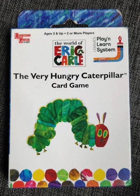 THE VERY HUNGRY Caterpillar Eric Carle Card Game Educational Play ...