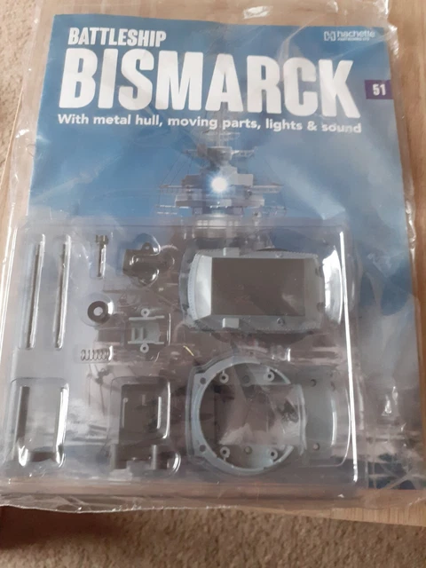 HACHETTE BUILD THE Battleship Bismarck issue 51 £5.00 - PicClick UK