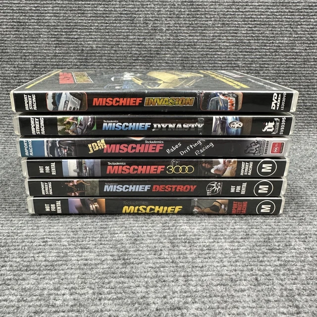 TECKADEMICS MISCHIEF RARE Bulk DVD Bundle 6 Film Set Series Region 4 ...