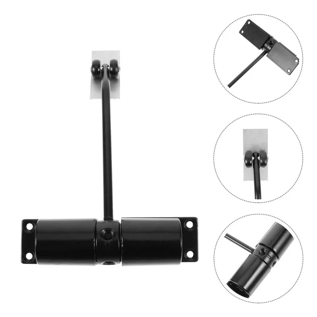 AUTOMATIC DOOR CLOSER Spring Loaded Self Closing Hinges for Doors $21. ...