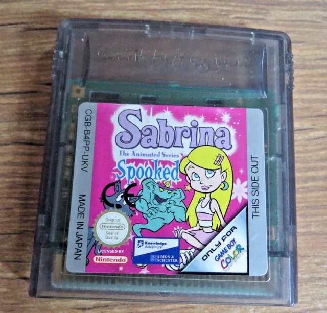 NINTENDO GAME BOY Color Sabrina The Animated Series: Spooked Game ...
