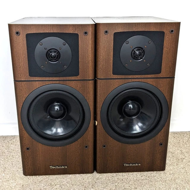 TECHNICS SB-EX2 TWO Way Speaker System Vintage Bi-Wire Speakers ...