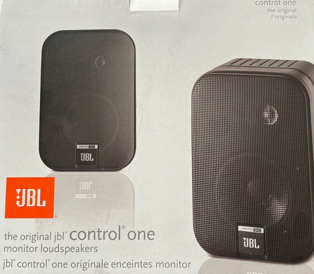 JBL CONTROL ONE Monitor Speakers Tatty Box no wall mounts £85.00 ...