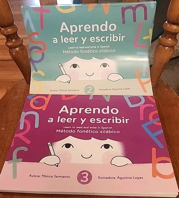 APRENDO A LEER y escribir 2 And 3. New. Learn To read And Write Spanish ...