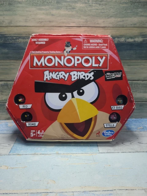 MONOPOLY ANGRY BIRDS Edition Rare 100% Complete Board Game £20.00 ...