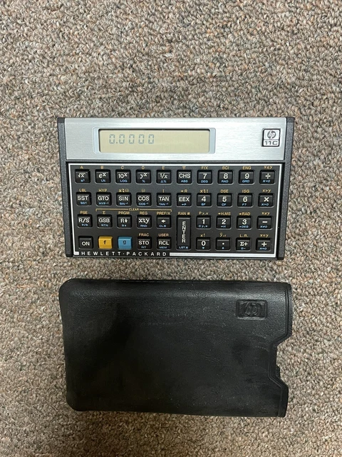 HEWLETT-PACKARD HP-11C PROGRAMMABLE Scientific Calculator w/ Case ...
