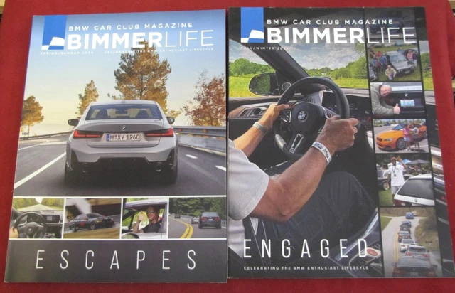 BMW CAR CLUB Magazine: Bimmerlife, lot of 2 magazines (2024, Softcover ...