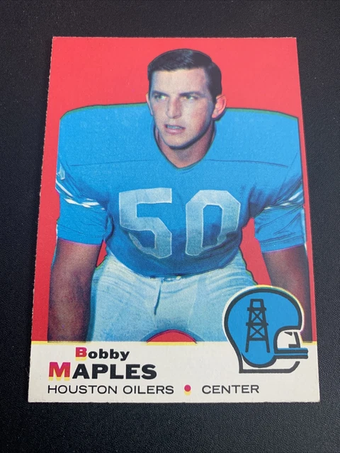 1969 TOPPS FOOTBALL # 19 Bobby Maples Houston Oilers EUR 8,06 - PicClick FR