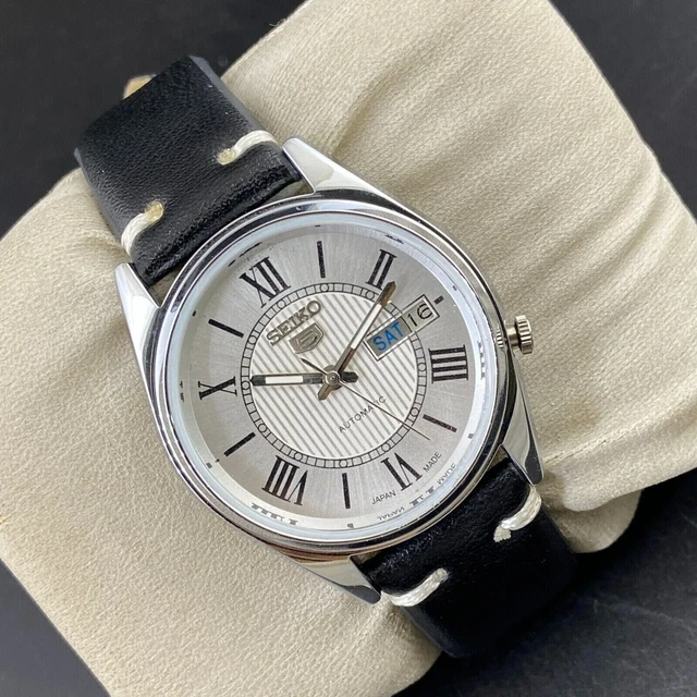 VINTAGE SEIKO 5 Automatic 17 Jewels Cal.7009 Day Date Men's Wrist Watch FK135 £44.28 - PicClick UK