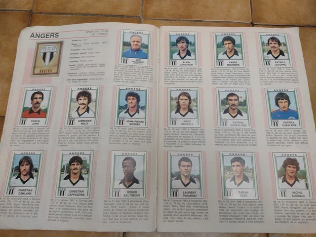 ALBUM PANINI FOOTBALL 81 en images COMPLET en bon état Bon De Commande ...