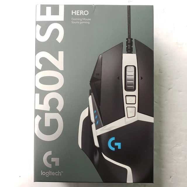 LOGITECH 910-005728 G502 SE Hero 16K RGB Programmable Lightsync PC ...