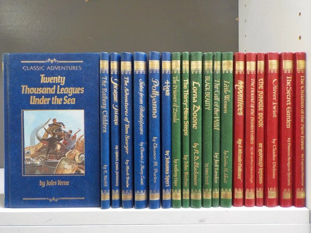 THE CLASSIC ADVENTURE Series Fabbri 19 Books ID4894 £22.95 - PicClick UK