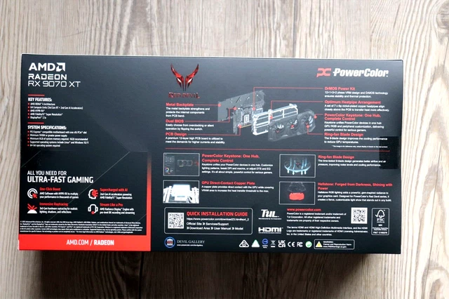 POWERCOLOR RED DEVIL AMD Radeon RX 9070 XT 16GB GDDR6 - Ready To Ship ...