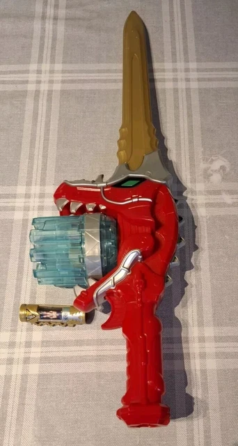 POWER RANGERS DINO Charge Drive Saber Super Sword & 1 SD Charger Bandai ...