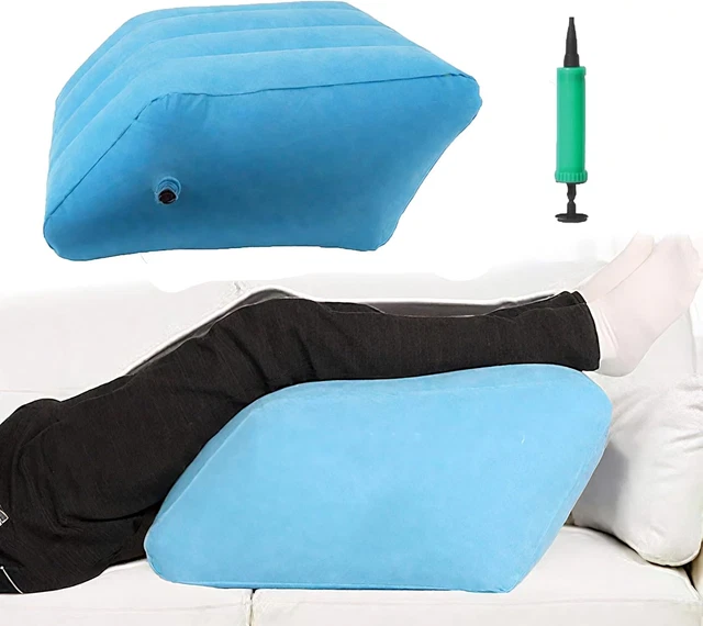 INFLATABLE BED WEDGE Pillow for Legs, Post-Surgery Swelling Foot, Knee ...
