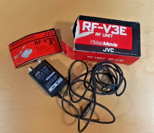 JVC RF-V3E - RF Modulator For Vintage Camcorder 1988 - Unused + Boxed £ ...