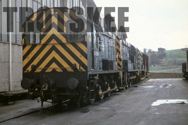 35MM SLIDE BR British Railways Diesel Loco Class 08 08394 Laira 1982 ...