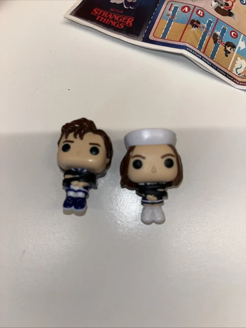 KINDER JOY STRANGER THINGS FUNKO POP- 2025- Steve & Robin VC286 EUR 1 ...