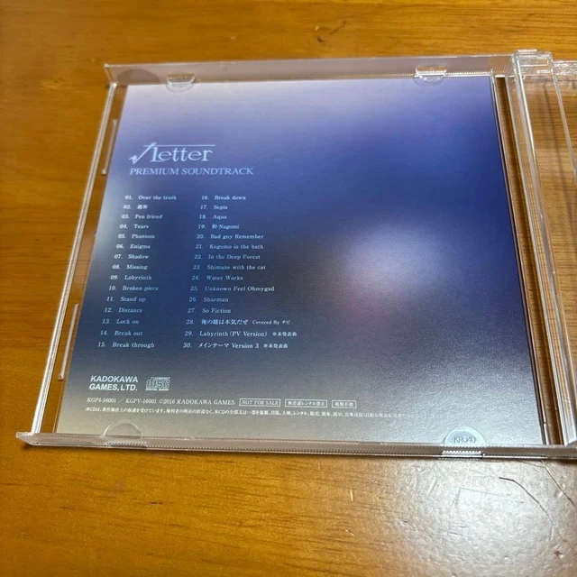 ROOT LETTER PREMIUM √Letter Soundtrack EE EUR 36,04 - PicClick FR