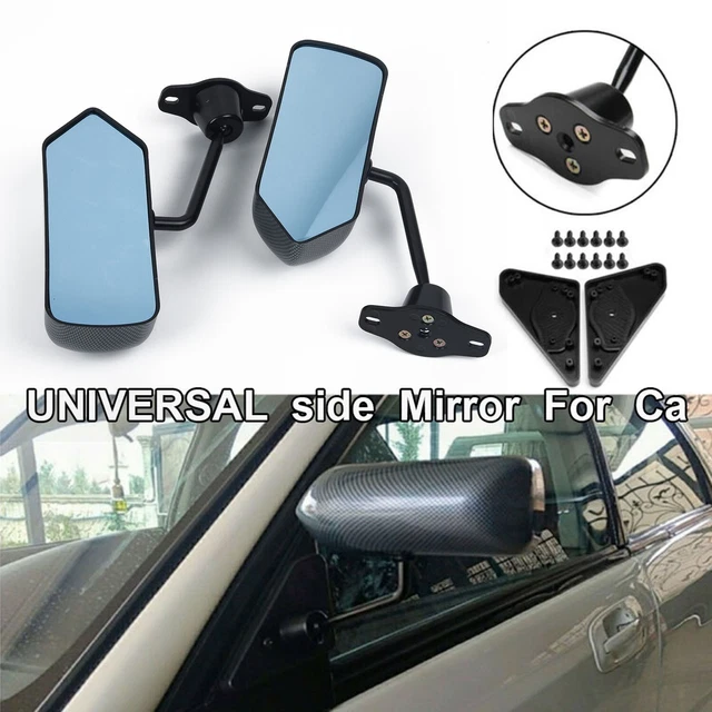 CARBON FIBER STYLE Replacement Side Mirrors for RAV4 MX5 Mazda3 RX7 ...
