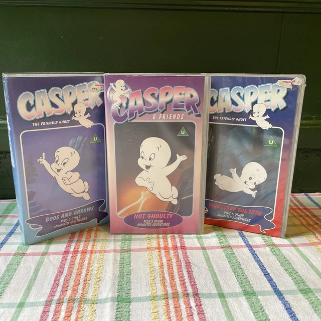 CASPER THE FRIENDLY GHOST VHS VIDEO x 3 Bundle Halloween £3.00 ...