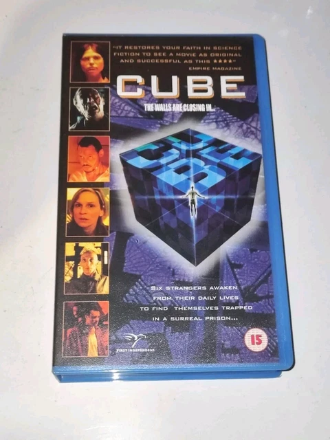 THE CUBE VHS tape Sci-fi Horror Cert 15 . £6.99 - PicClick UK