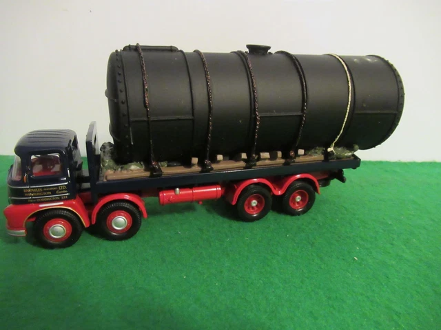 CORGI FODEN S21 PLATFORM LORRY WITH TANK LOAD - KNOWLES SCALE 1:50 No ...