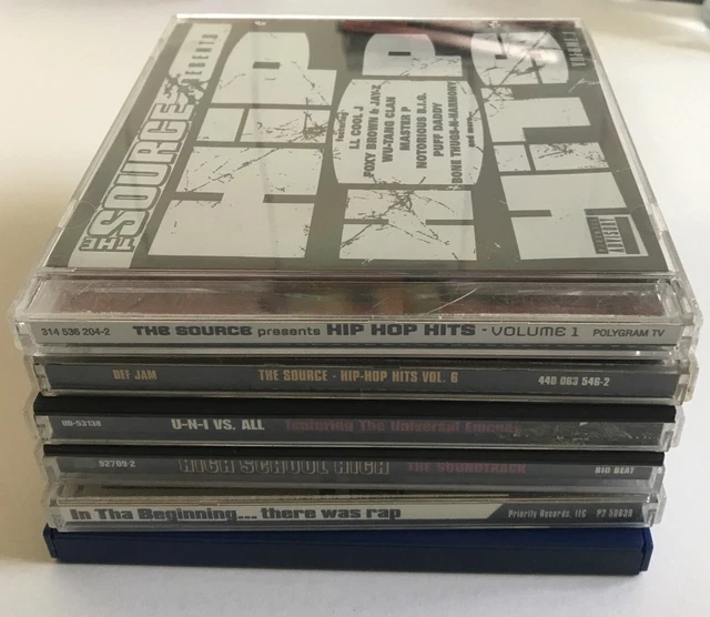 HIP HOP RAP Compilation 8 CD LOT Tommy Boy, U-N-I Vs. All, The Source ...