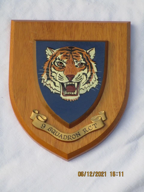 COAT OF ARMS: 9 Squadron Rct, Royal Corps Of Transport, Bielefeld, Wall ...