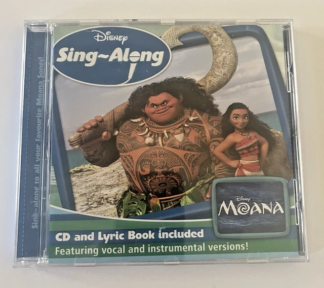 DISNEY SING-ALONG: MOANA CD and Lyric Book - EXCELLENT CONDITION £1.55 ...