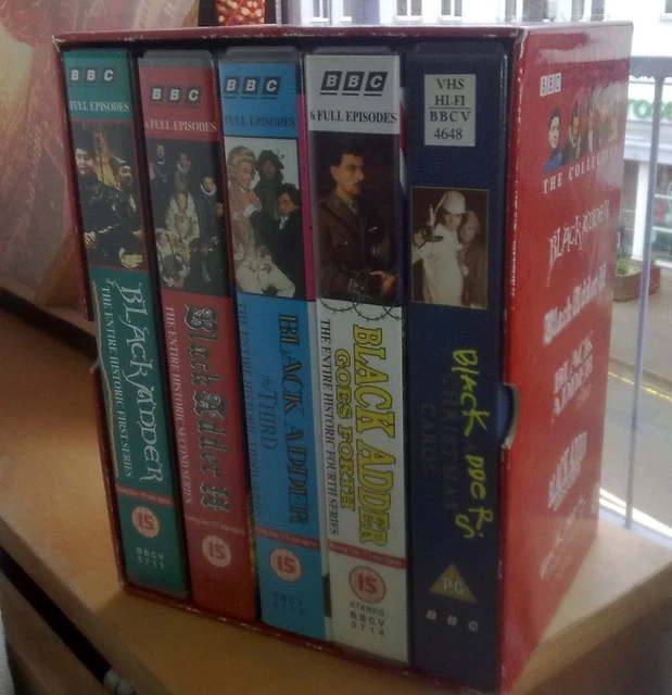 BLACKADDER COMPLETE COLLECTION Rare UK VHS Box Set (1995) Rowan ...