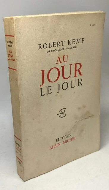 AU JOUR LE jour | Robert Kemp | Etat correct EUR 11,00 - PicClick FR
