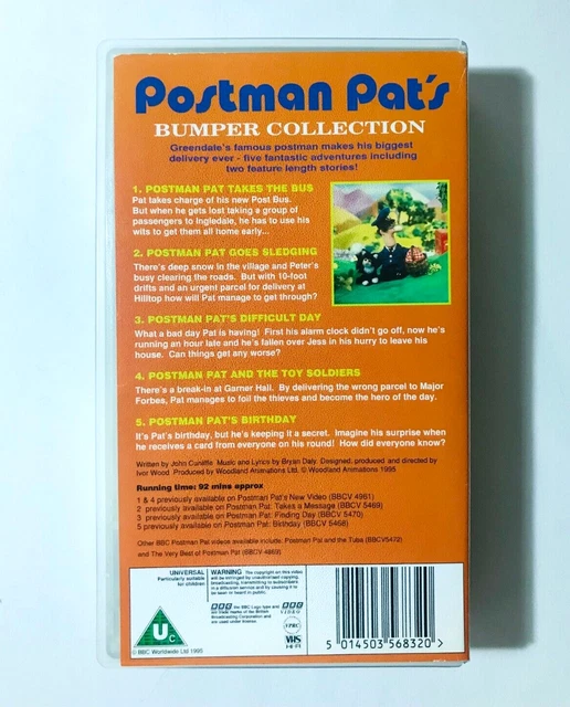 POSTMAN PAT'S BUMPER Collection (1995) VHS PAL Video Tape £4.50 ...