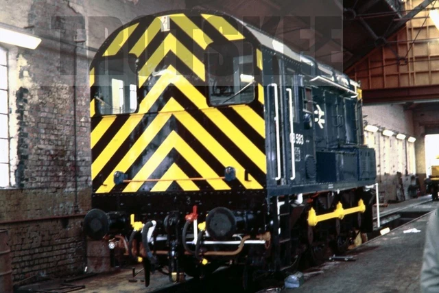 35MM SLIDE BR British Railways Diesel Loco Class 08 08583 Swindon Works ...